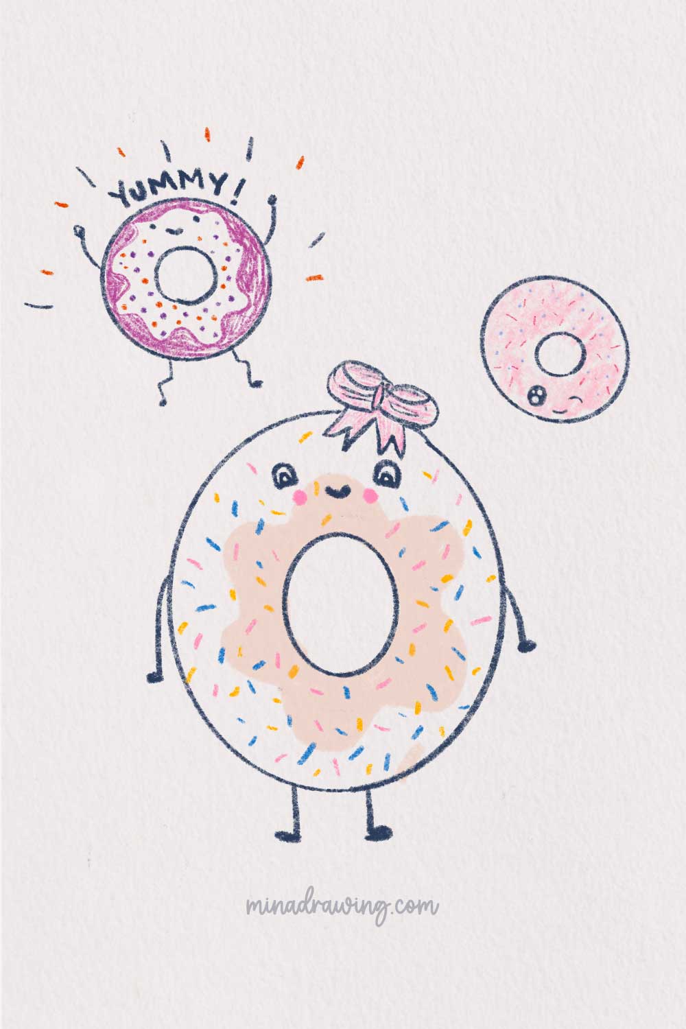 23 Cute Easy Things To Draw [Hand Drawing] • Mina Drawing