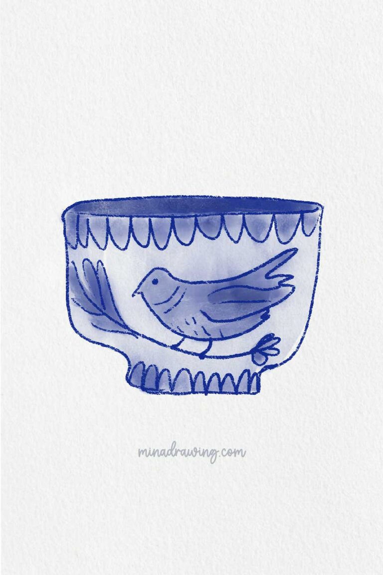 18 Easy Teacup Drawing Ideas • Mina Drawing