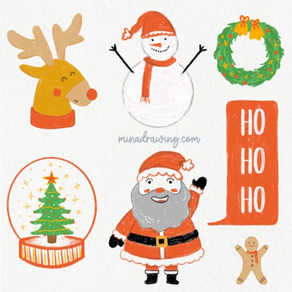 14 Easy Christmas Tree Drawing Ideas • Mina Drawing