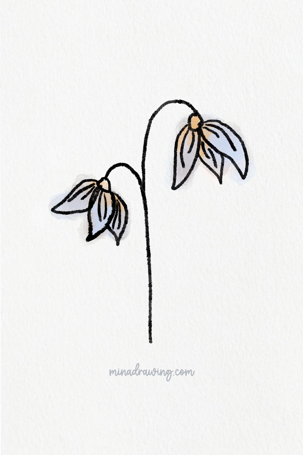 15 Easy Flower Drawing Ideas • Mina Drawing
