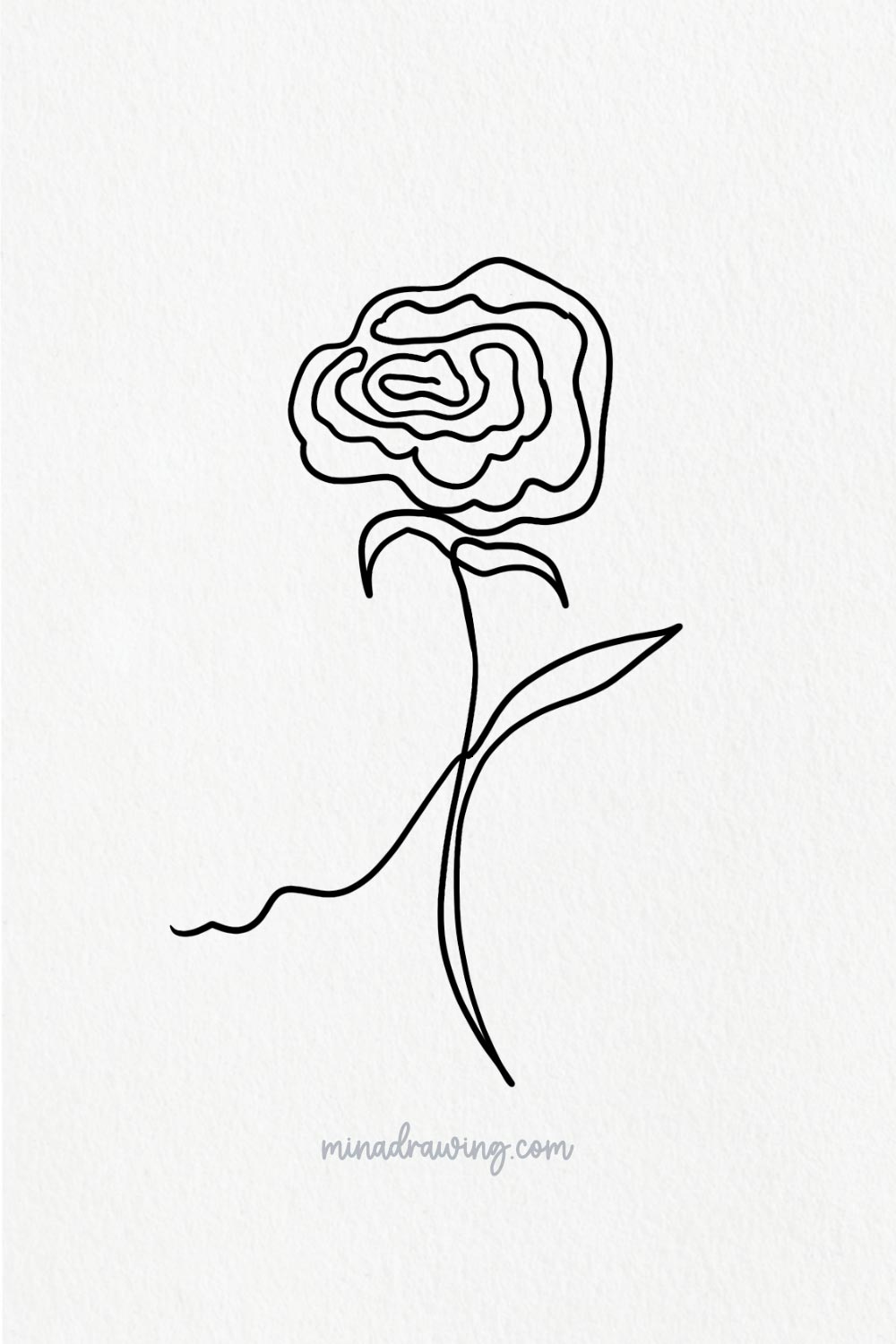 12 Easy Rose Drawing Ideas Step By Step Guide • Mina Drawing